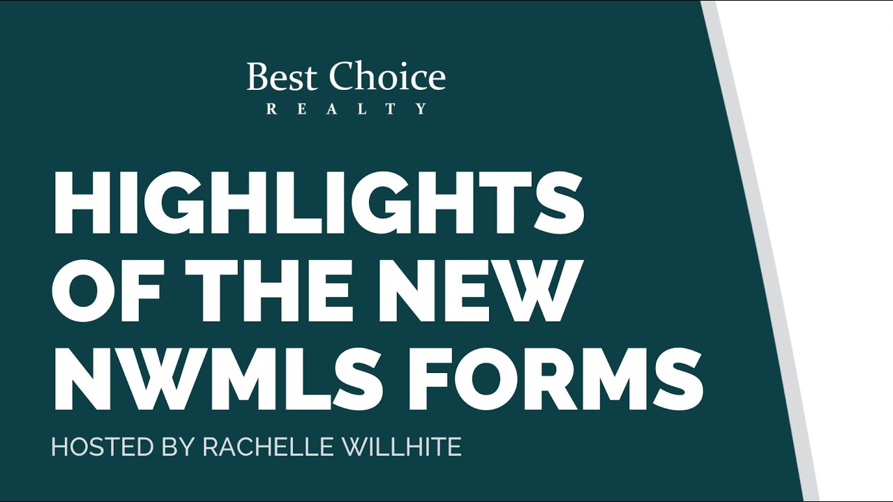 New NWMLS Forms - YouTube