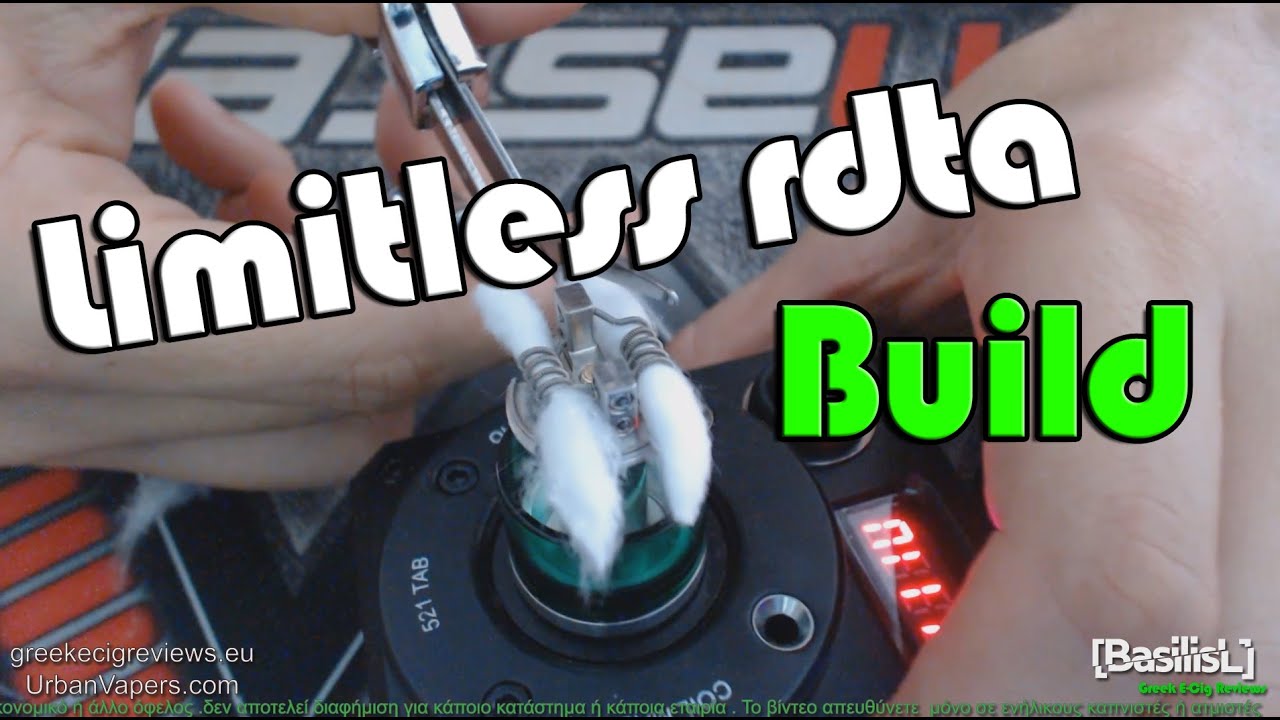 Limitless rdta build - BasilisL (How to) - YouTube