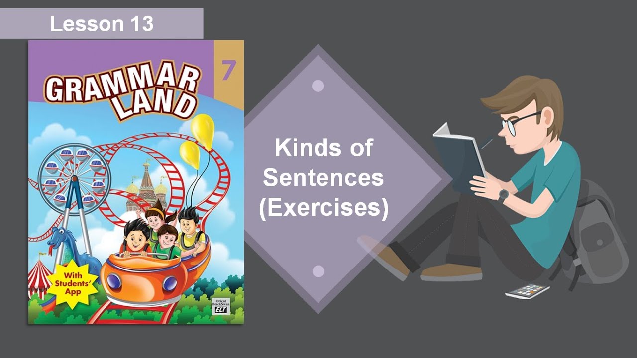 Class 7 (Grammar Land) Lesson 13 _ Kinds of Sentences (Exercises) - YouTube