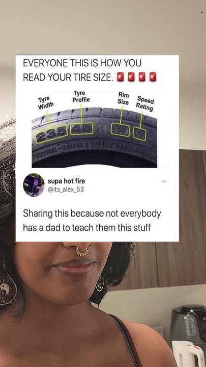How To Read Your Tire Size Explained - YouTube