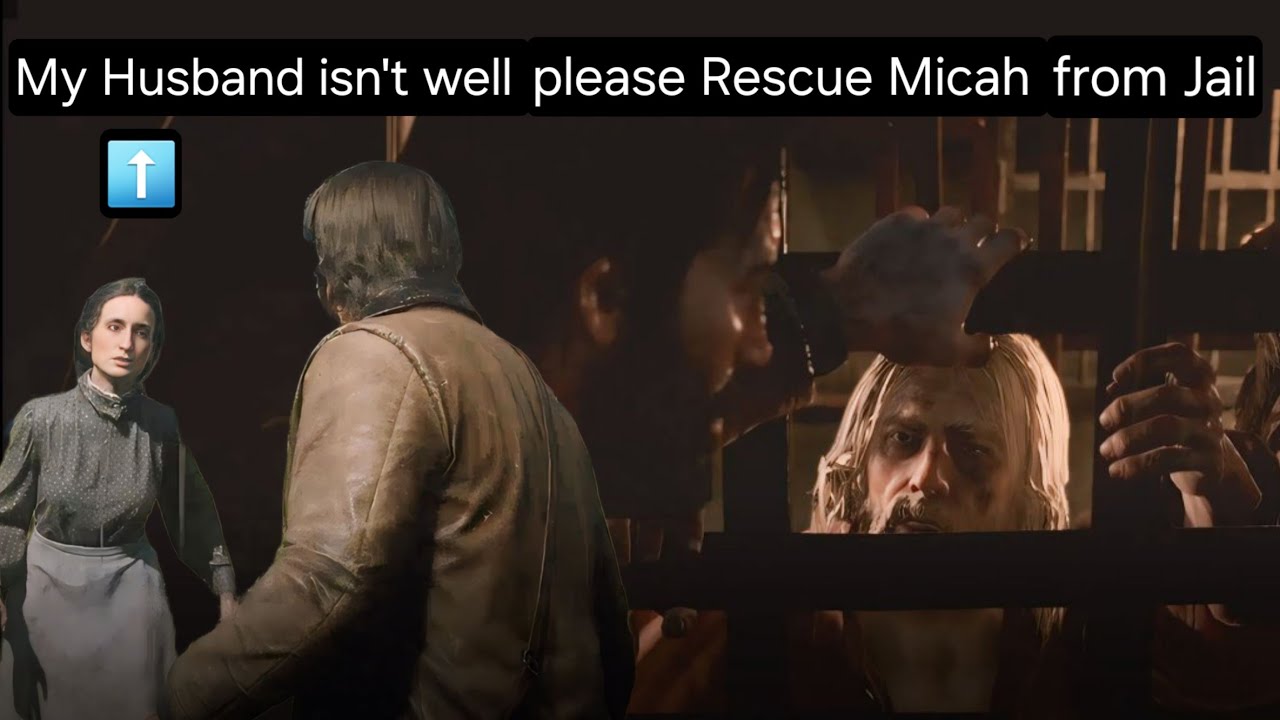 RED DEAD REDEMPTION 2 Rescue Micah from Jail Gameplay Part 6 - YouTube