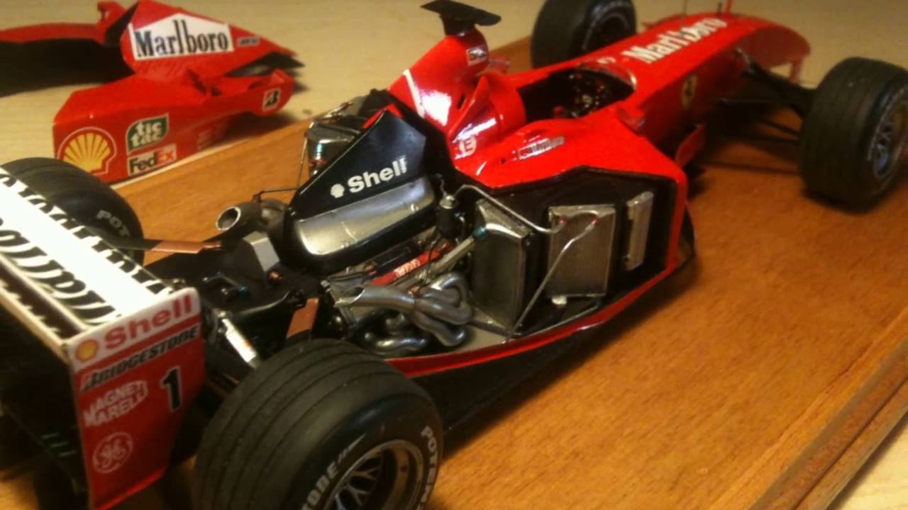 ferrari f2001 tamiya 1/20 - YouTube