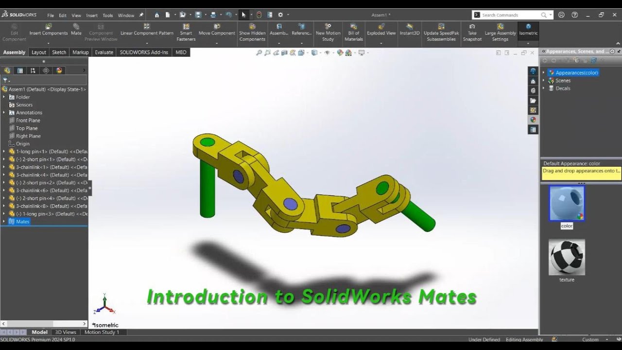 Introduction to SolidWorks Mates - YouTube