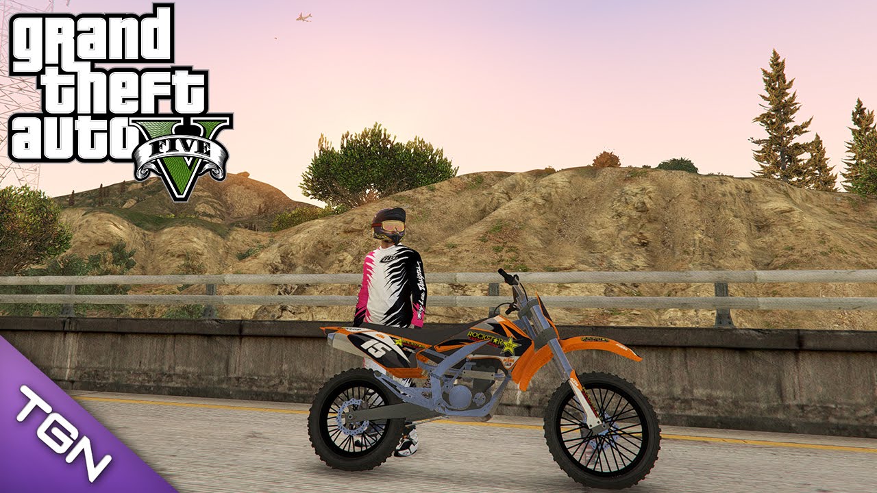 GTA V - KTM Rockstar Kit Texture by kimpet (Download) - YouTube