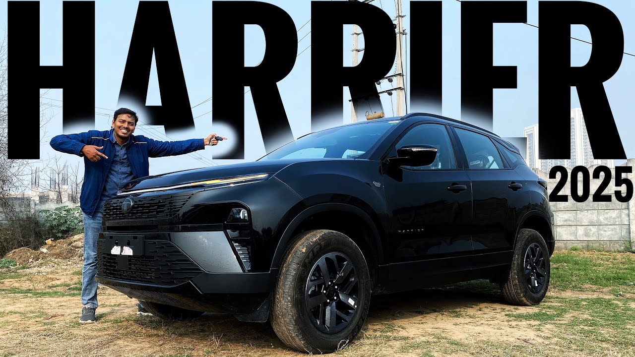 2025 Tata Harrier Pure Plus S Dark Edition | Indian Bat Mobile 🦇 ...