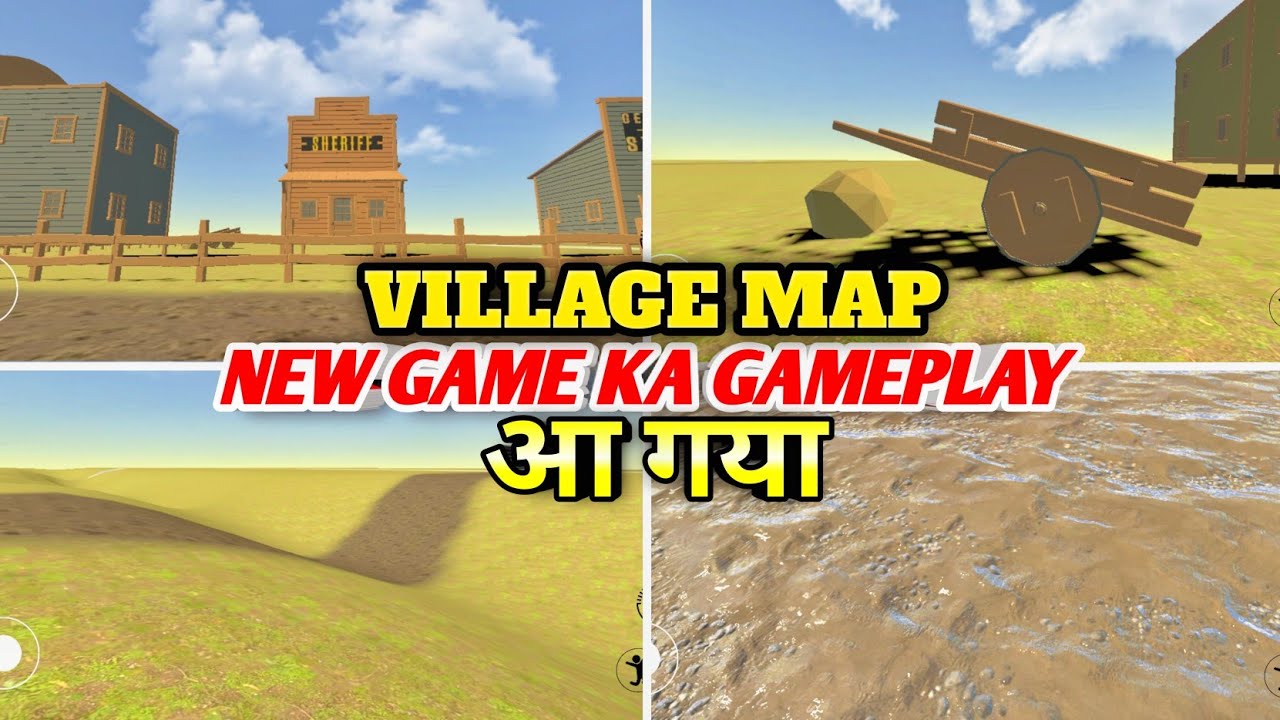 New Game Ka Gameplay 🥳 Video | And New Map OR VIllage Map || Indian ...