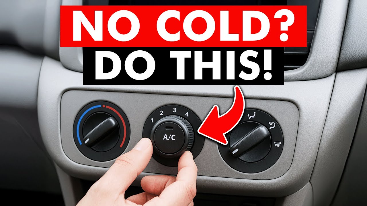 Make Your Car's AC Ice Cold Again Mechanic's Trick - YouTube