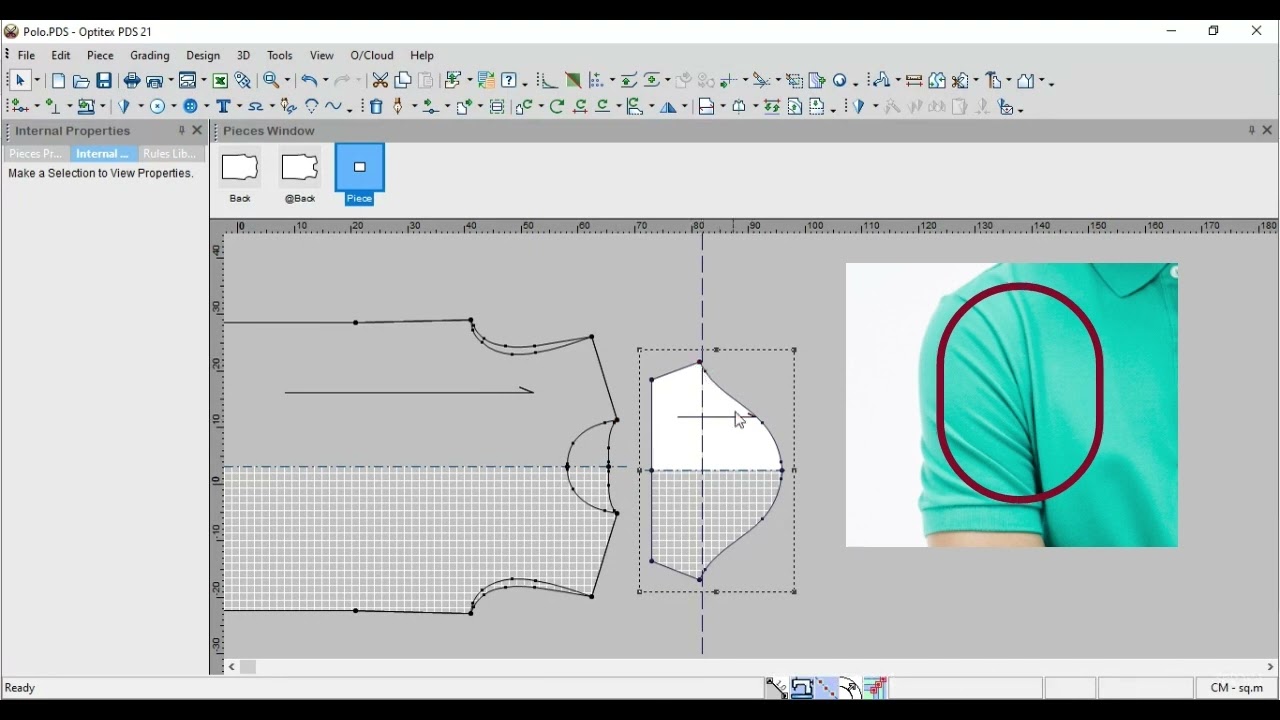 7 How To Make Polo Shirt Pattern Using Optitex Cad Part 3 Bangla Gtech Empire Youtube