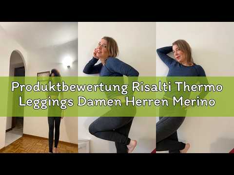 Produktbewertung Risalti Thermo Leggings Damen Herren Merinowolle - Thermohose Herren Damen Winter,