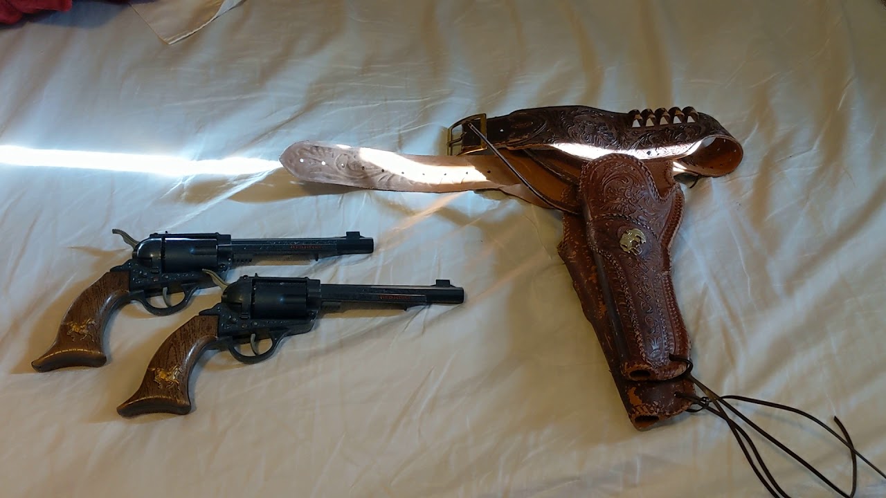 Johnny Eagle Red River Revolvers + Holster - YouTube