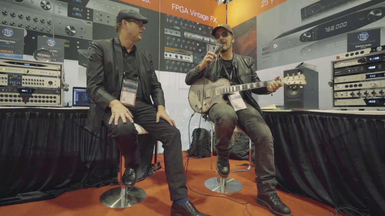 Devin Powers digging our FPGA Amps & Cabs | Antelope Audio - YouTube