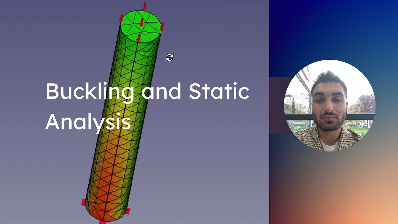 Differences between static and buckling analysis - YouTube