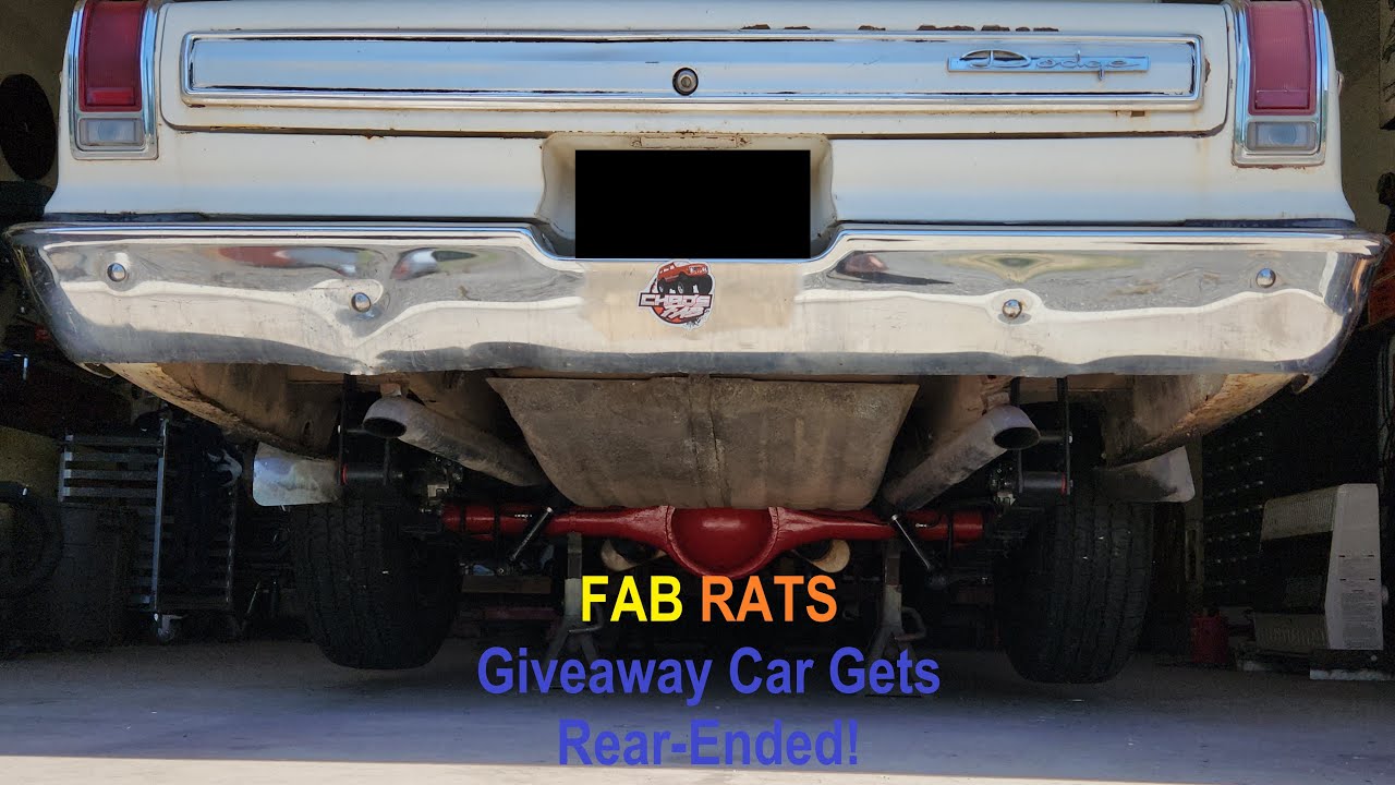 FAB RATS Giveaway Coronet - Gets Rear-Ended! - YouTube