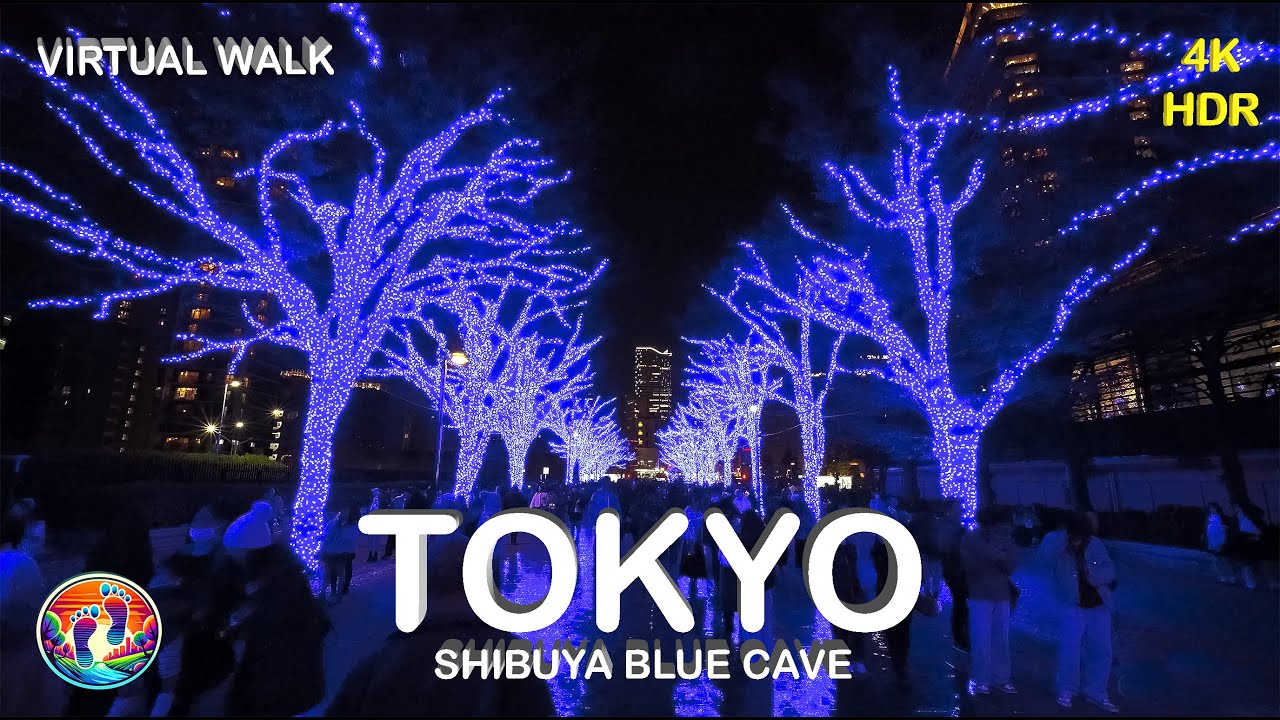 Shibuya Blue Cave Winter Illumination 2025 渋谷青の洞窟 | Tokyo Christmas ...