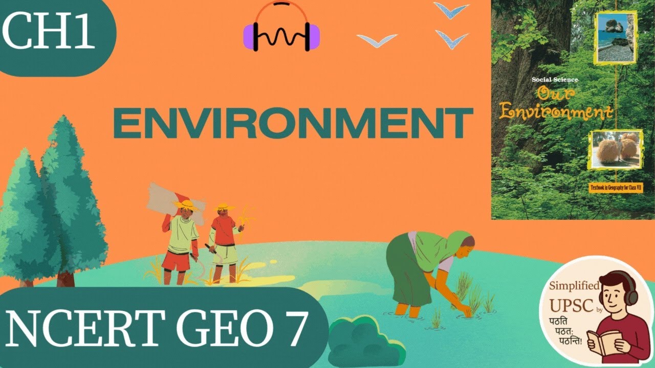 NCERT GEO 7 Ch1 | ENVIRONMENT: Definition & Components | Natural, Human ...