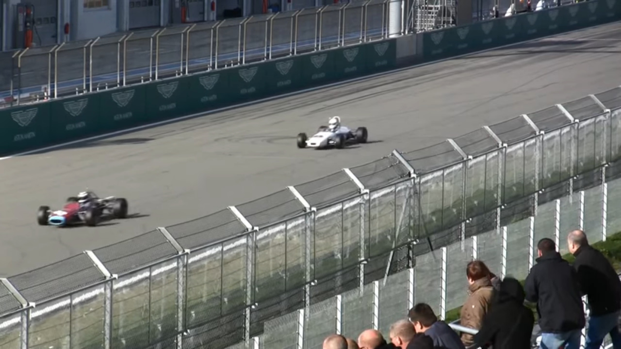 Mini F1 Race Cars Nurburgring Race Track Germany Small Formula One Race ...