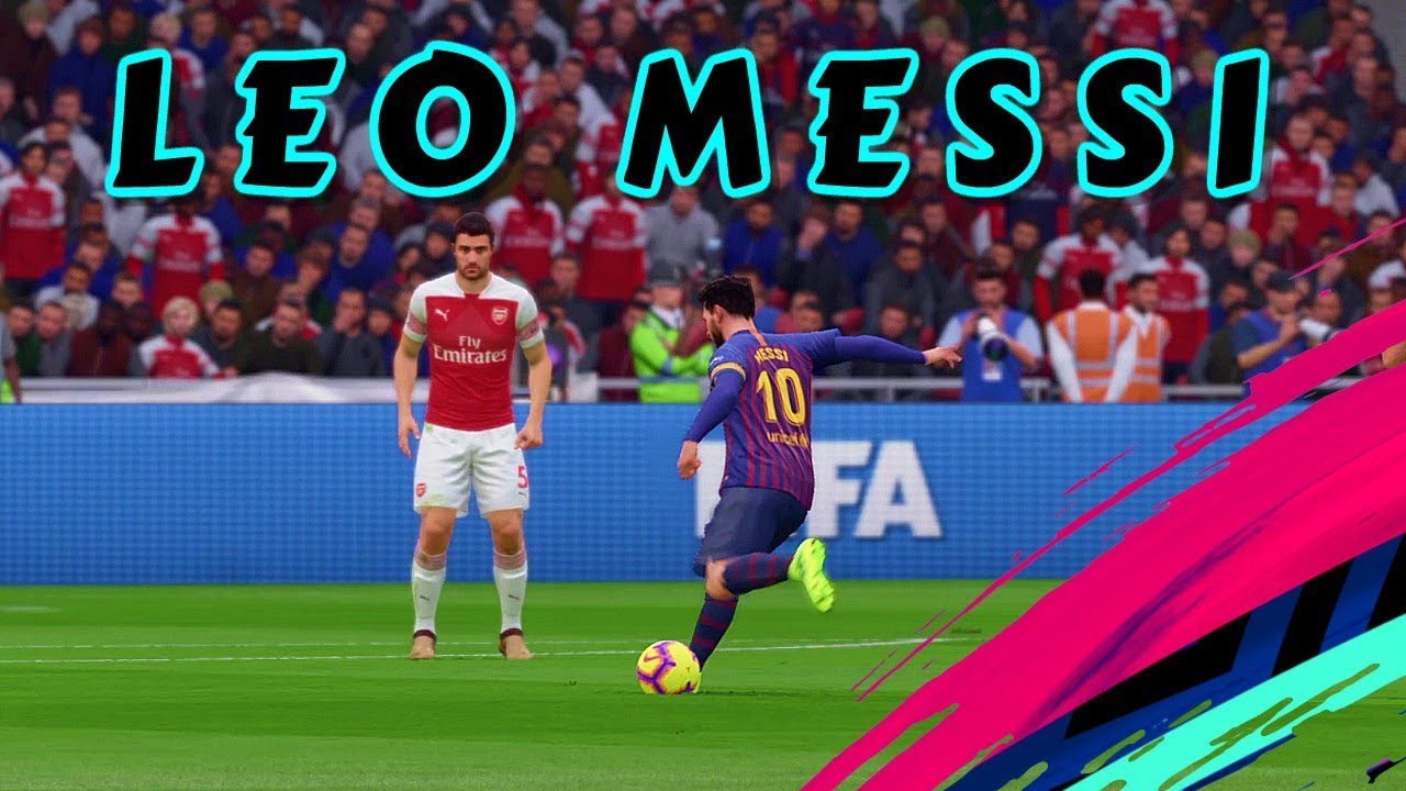 Leo Messi Goals and Skills Against English Clubs FIFA 19 Lionel Messi ...