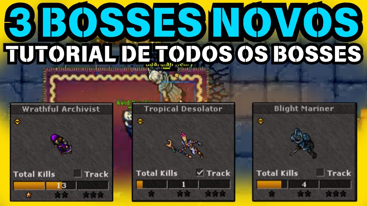 TIBIA - COMO FAZER OS 3 BOSSES NOVOS DA QUEST [BETWEEN THE LINES ...