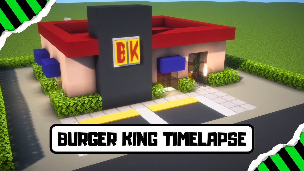 TIMELAPSE DE CONSTRUÇÃO DO BURGER KING NO MINECRAFT | CONSTRUINDO UMA ...