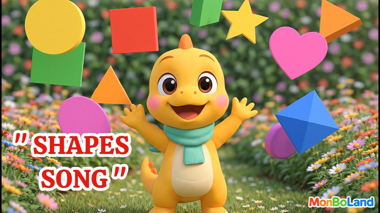 Shapes Song for Kids♦️⭐️ | Learn Shapes with Music | MonBoLand - YouTube