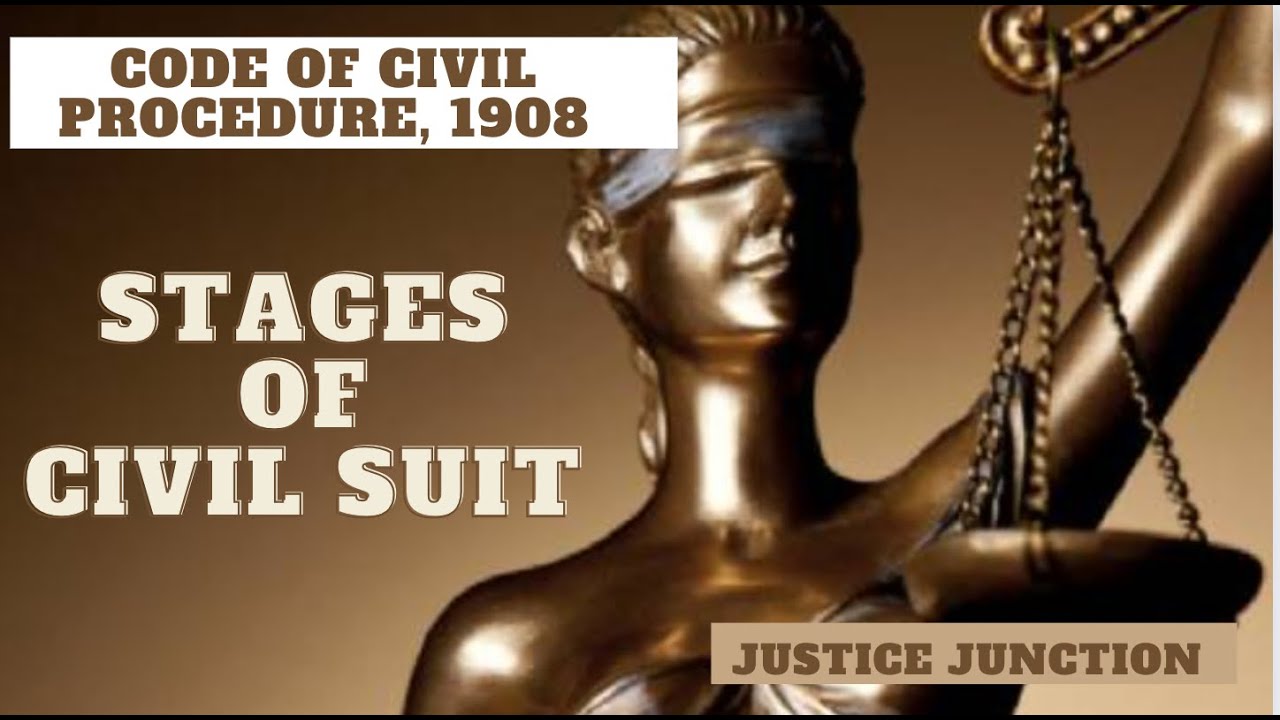 Stages of Civil Suit | CPC Part - 3 | Clat | Judicial Aspirants | Legal ...