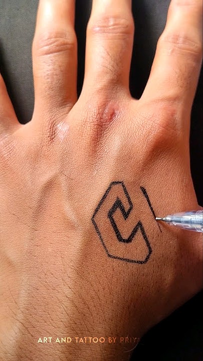 C4 Monogram Logo Tattoo Design 😍🔥 || New C4 Tattoo || #tattoo #tattooartist #shorts #art #design ...