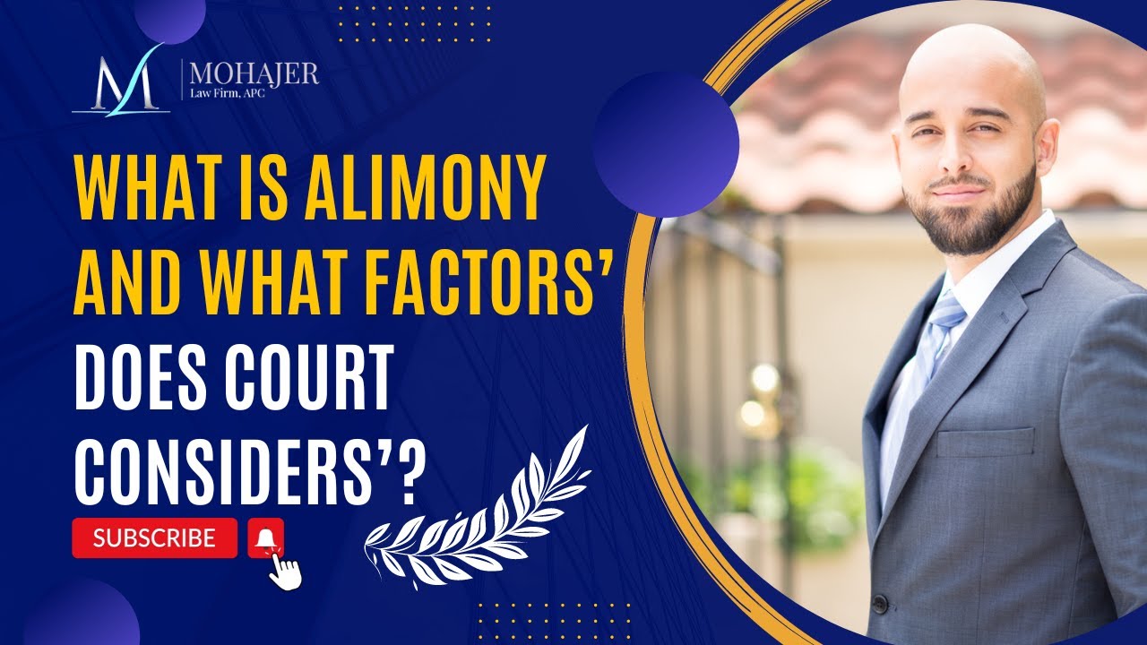 Alimony Explained: Understanding Spousal Support & Factors Courts ...