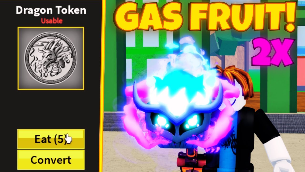 Using 14 Dragon Tokens! 2x GAS FRUIT!!! Blox Fruits Dragon Update - YouTube