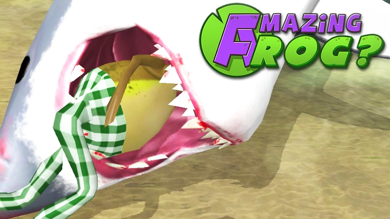 SHARK RODEO CHALLENGE - Amazing Frog - Part 92 | Pungence - YouTube