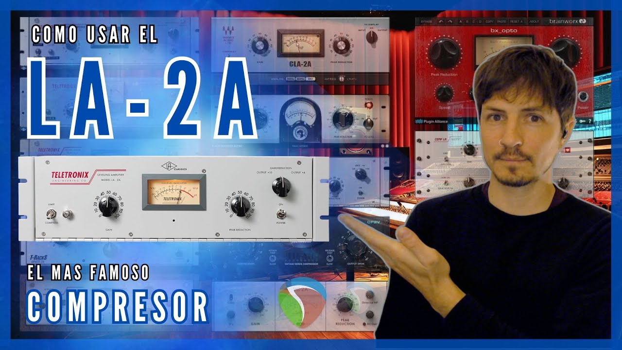 ️Como usar el compresor más famoso LA-2A como un Profesional de forma ...