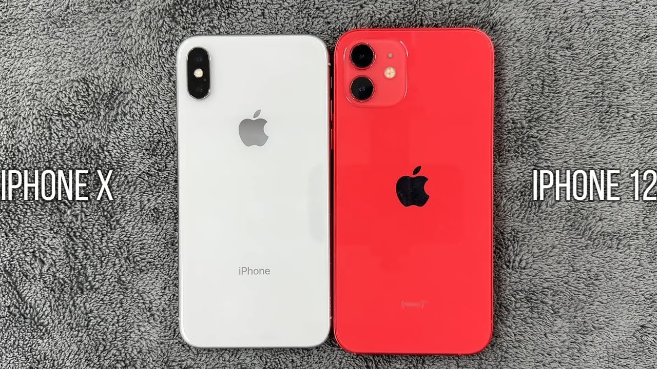 iPhone X Vs iPhone 12 Speed Test - YouTube