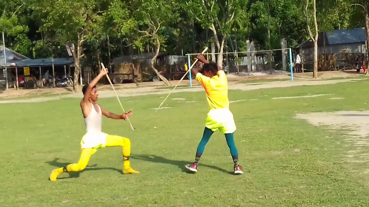 Lathi khela (লাঠি খেলা) , a traditional game in Bangladesh and West ...