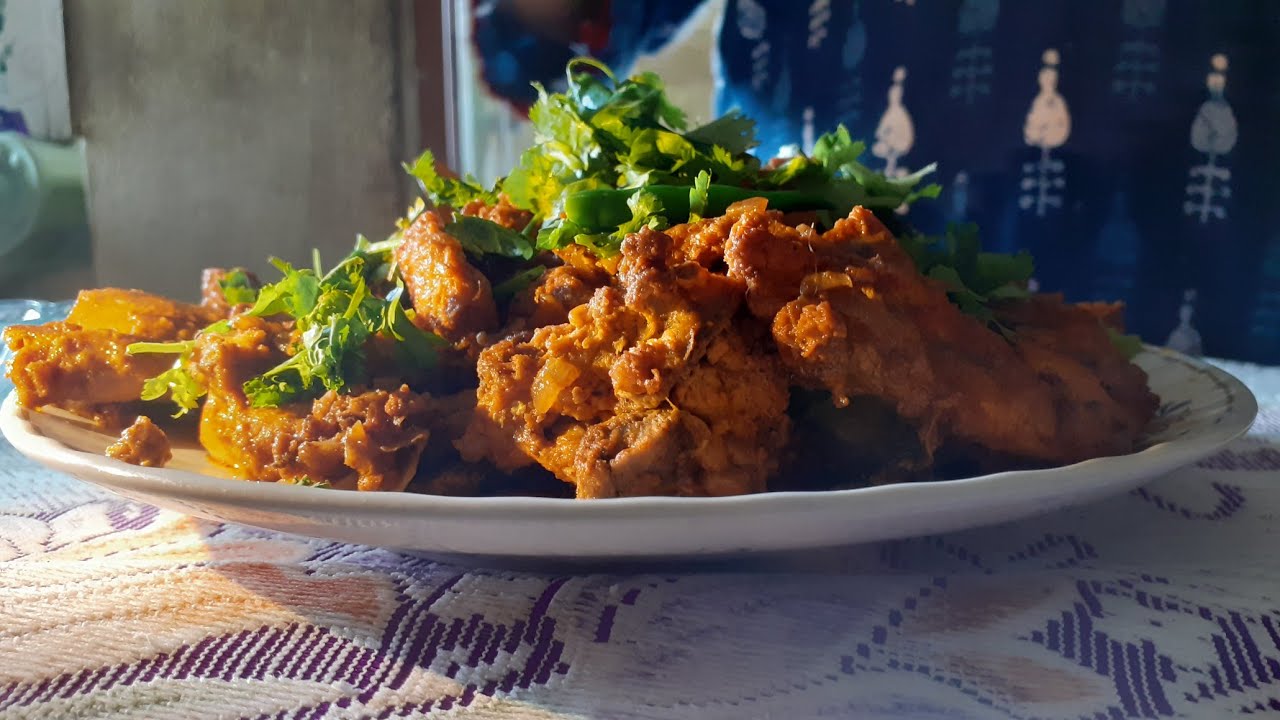 How to make Hyderabadi mashala chicken . - YouTube