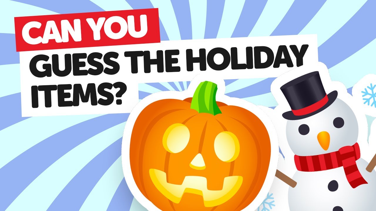 Special Holiday Trivia! Can you Guess these Holiday items using Emojis ...