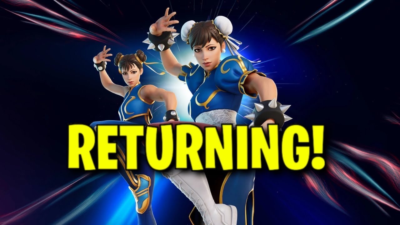 CHUN LI SKIN RETURN DATE in FORTNITE ITEM SHOP! (Street Fighter Bundle ...