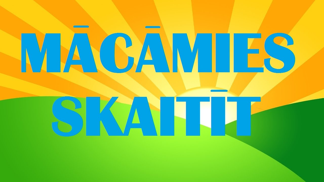 MĀCĀMIES SKAITĪT LĪDZ 10. Iepazīstam ciparus. Skaitīšana. Cipari ...