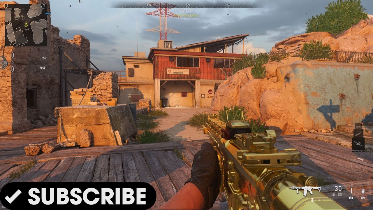 COD MW2 Zarqwa Hydroelectric Multiplayer Gameplay - YouTube