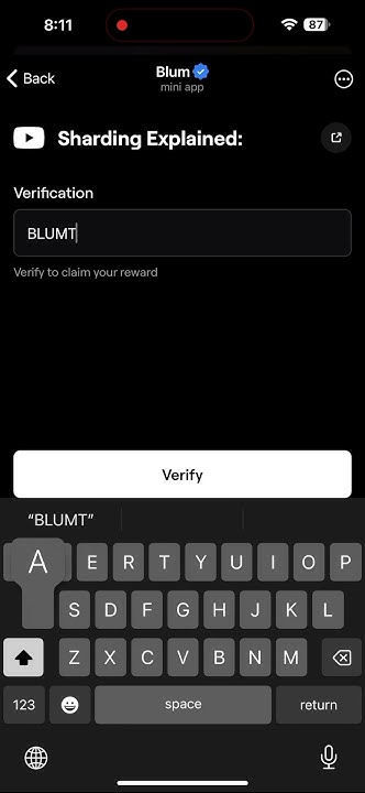 Sharding Explained | Blum Code - YouTube
