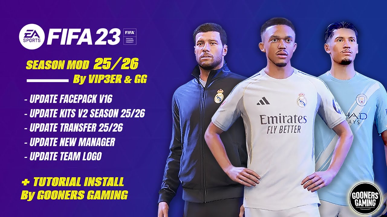 FIFA 23 SEASON UPDATE 25/26 MOD UPDATE By VIP3ER ( UPDATE FACEPACK V16 ...