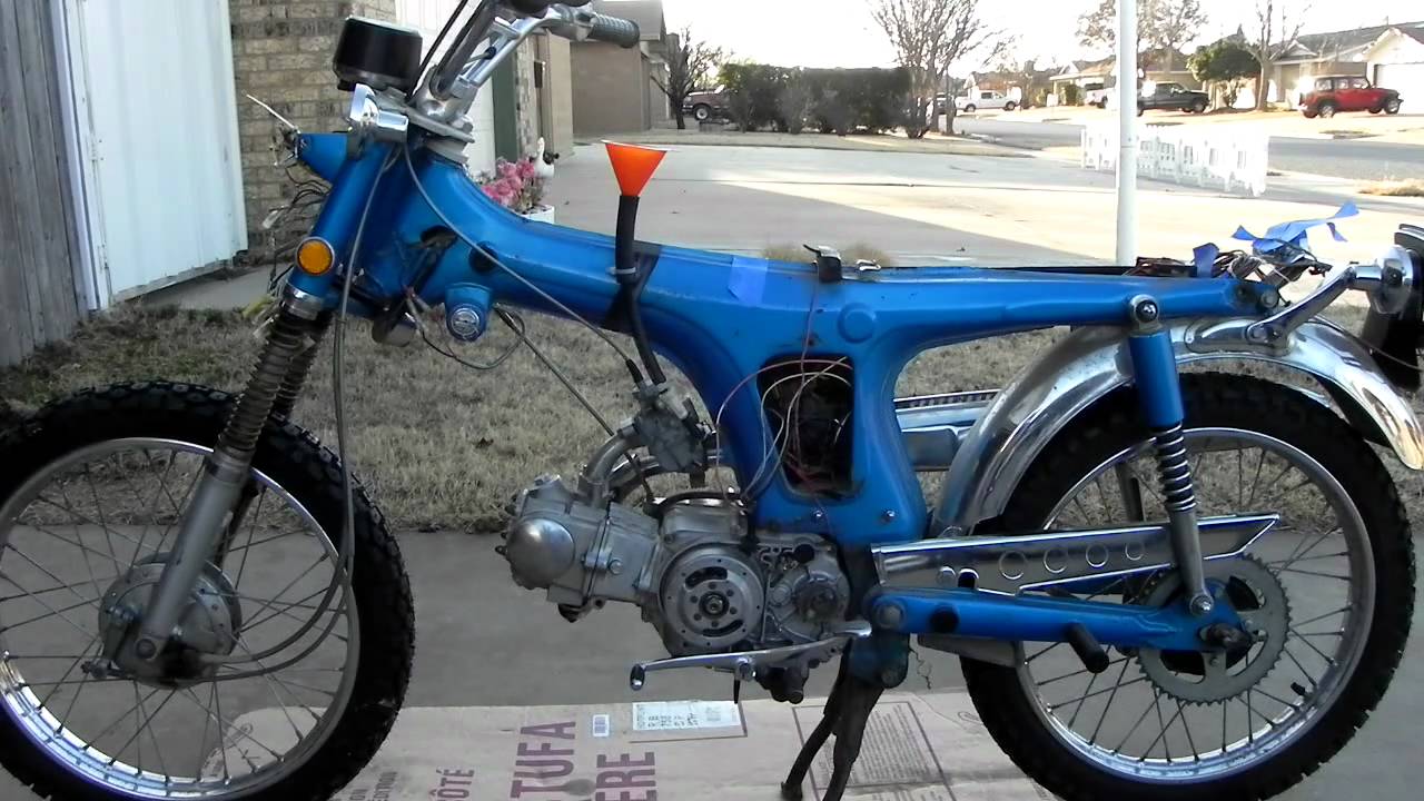 Honda CL70 Engine run Pt1 (Take 2) - YouTube