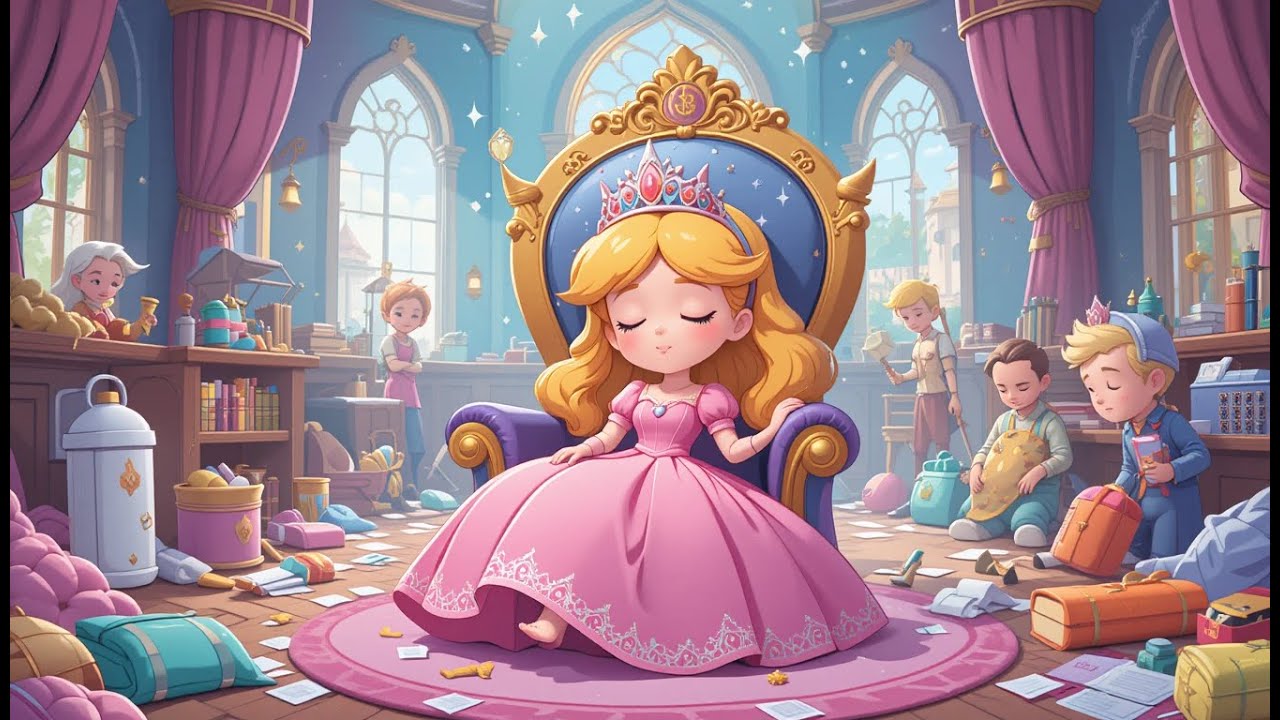 The Lazy Princess 👑 Bedtime Moral Story for Kids Fairy Tale with Life ...