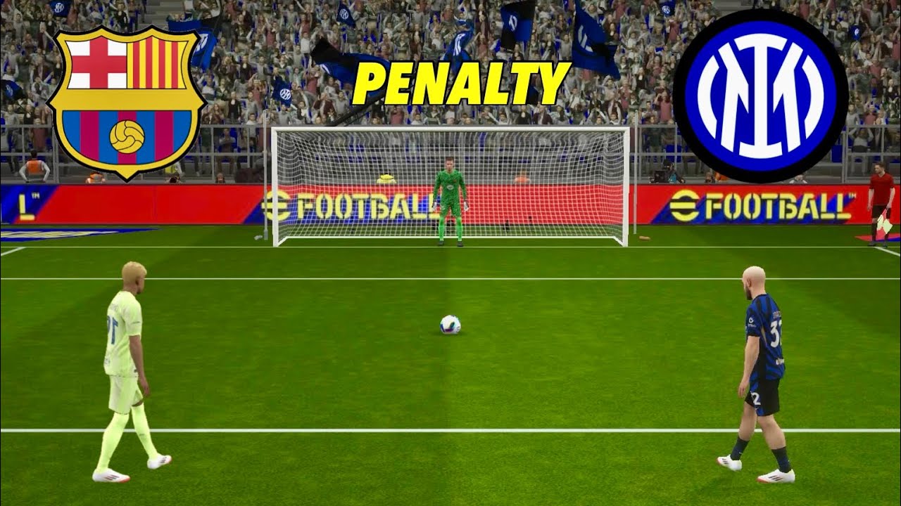 FC Barcelona vs Inter Milan Full Penalty Shootout | BAR vs INT Match ...