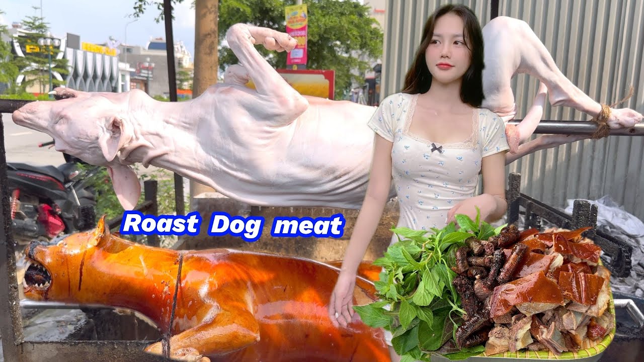 Roasted dog meat is the best dish in the world. Have you ever eaten it ...