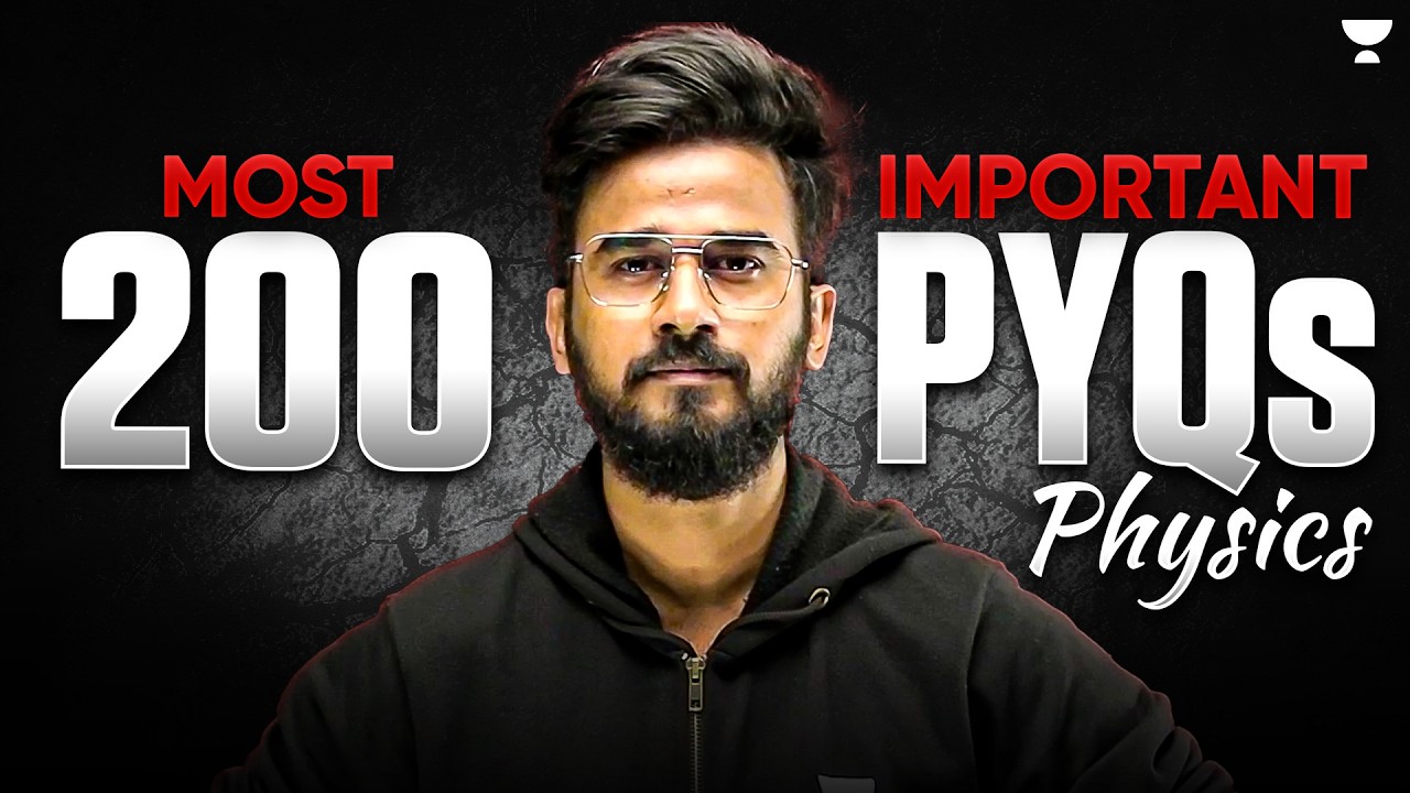 200 Physics PYQs for JEE Main | Most Important Questions (Full Syllabus ...