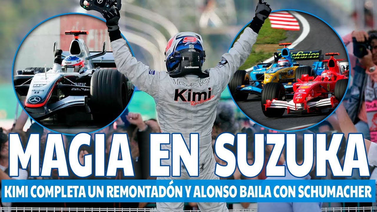 GP JAPÓN 2005: Räikkönen completa una remontada épica y Alonso baila ...
