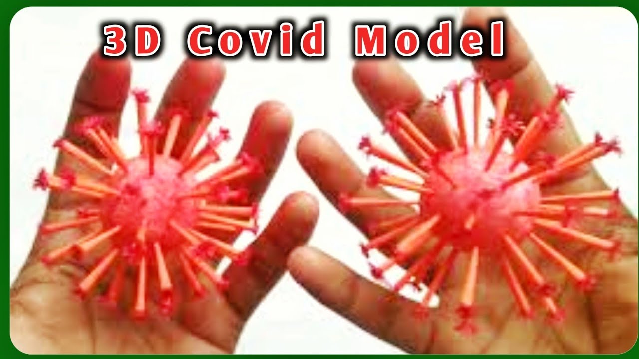 3D structure of coronavirus with paper easy || diy paper crafts ...