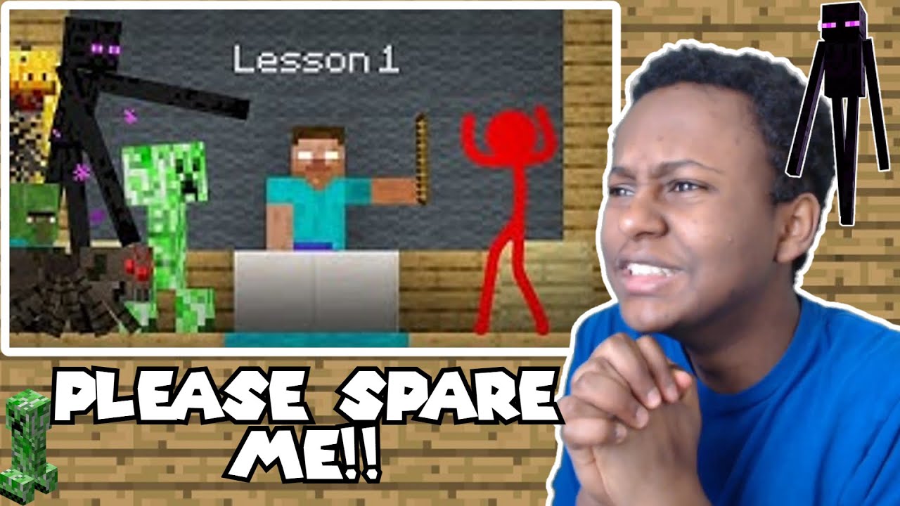 (Alan Becker) Monster School Animation vs. Minecraft Shorts Ep 27 ...