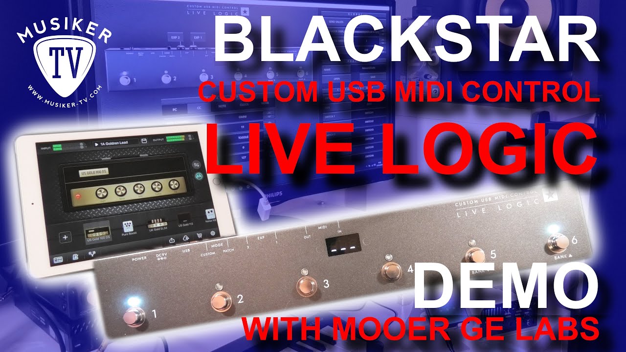 Blackstar Live Logic with Mooer GE Labs - Demo - YouTube