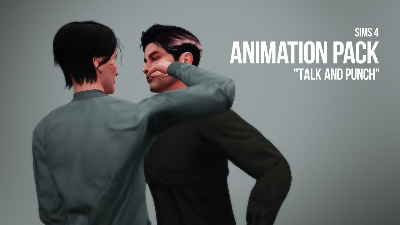 Animation pack TALK AND PUNCH SIMS 4 by Люка Злюка | Download - YouTube