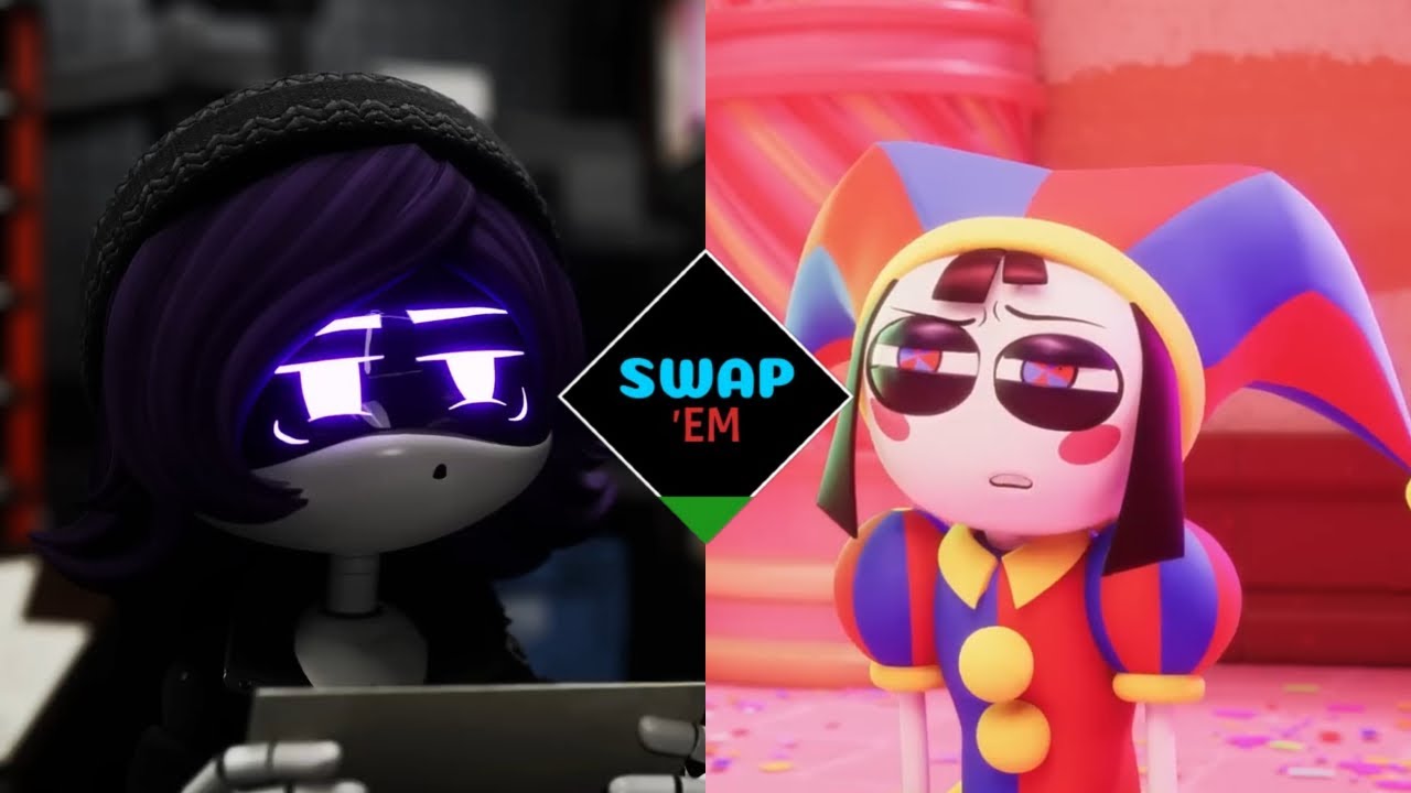 UZI & POMNI VOICE SWAP | Murder Drones/The Amazing Digital Circus - YouTube